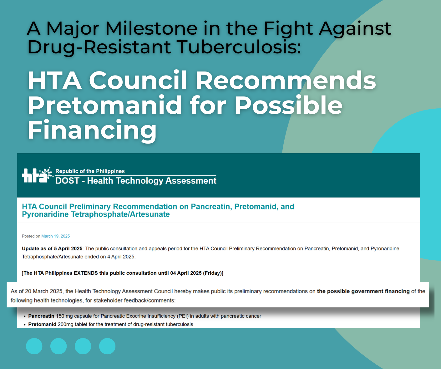 A Major Milestone in the Fight Against Drug-Resistant Tuberculosis: HTA ...